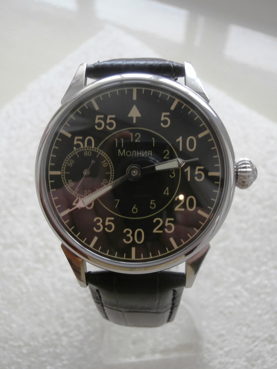 Marriage Custom Skeleton Watch, Converted From Vintage Pocket Molnija ...