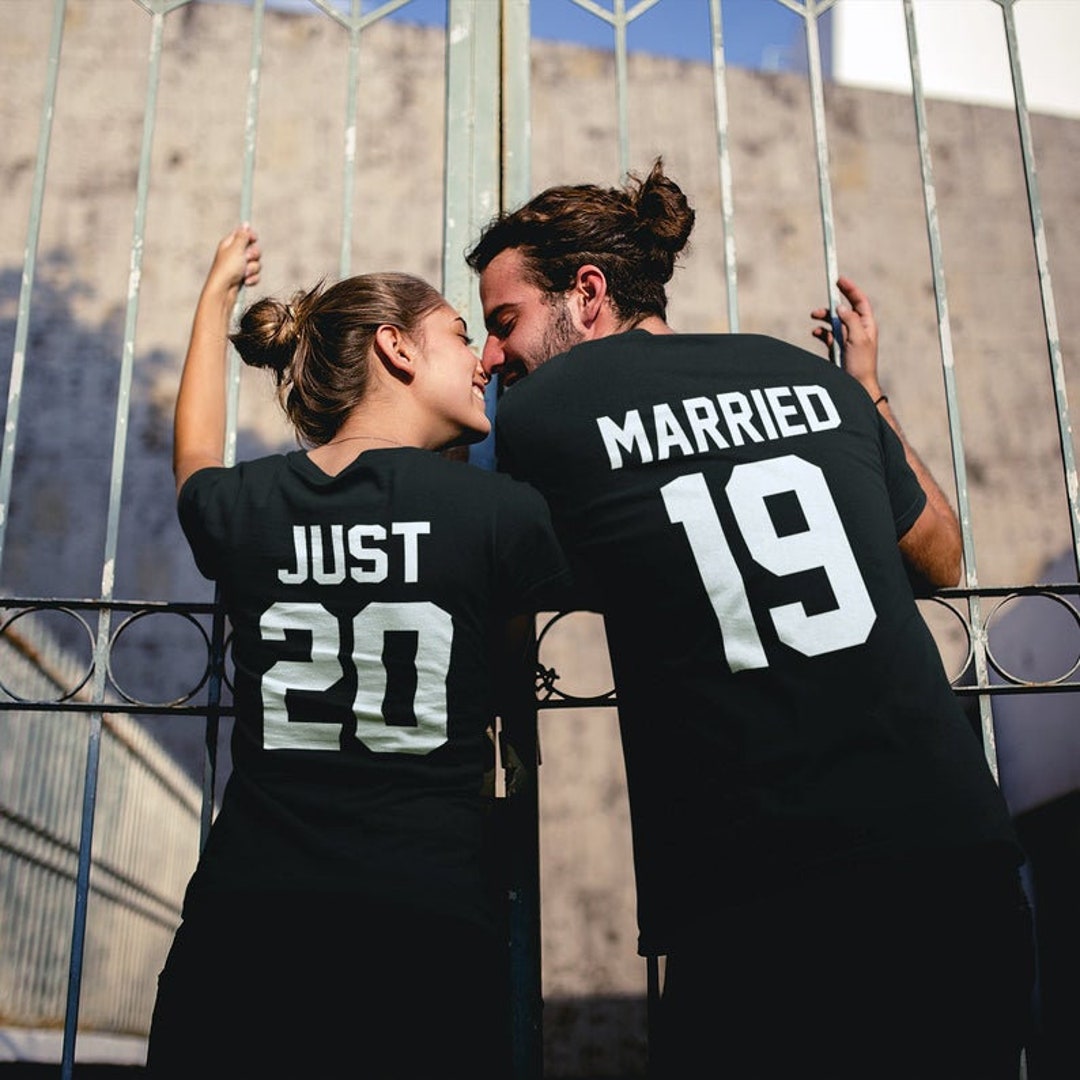 Just Married Shirts, Honeymoon Shirts, Couples Shirts, Wedding T-shirt ...
