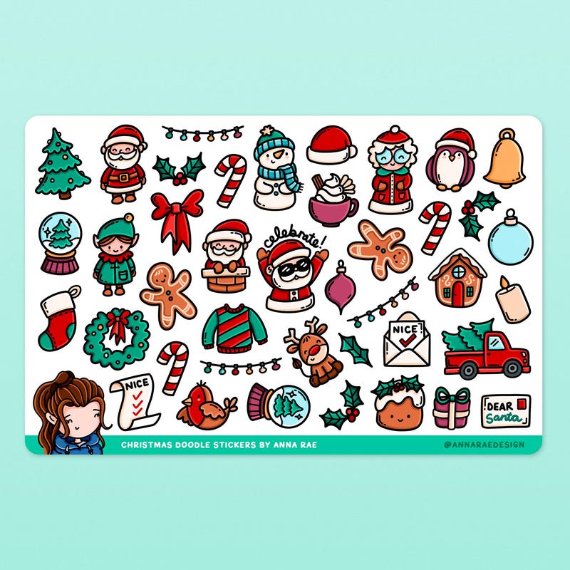 Homemade Stickers Cute - Etsy UK