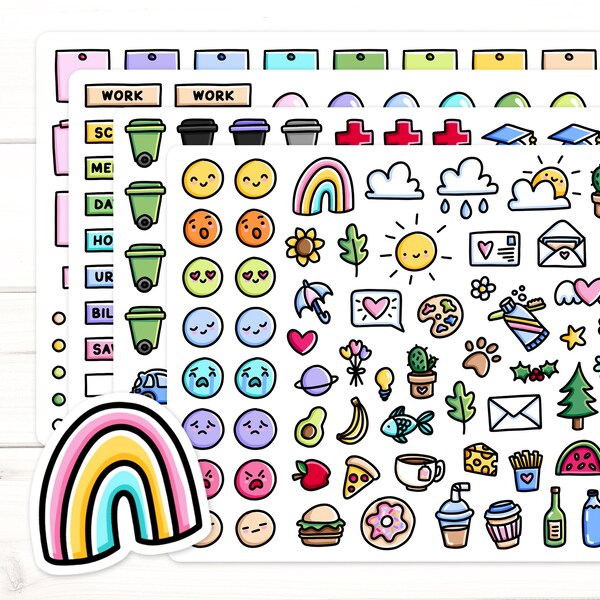 Cute Planner Stickers - Etsy