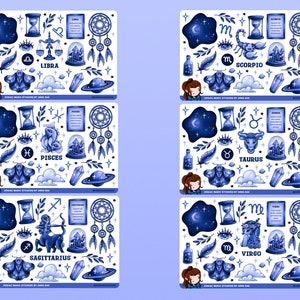 Moon Tracker Stickers - Lunar Cycle Sticker Sheets for Planners and ...