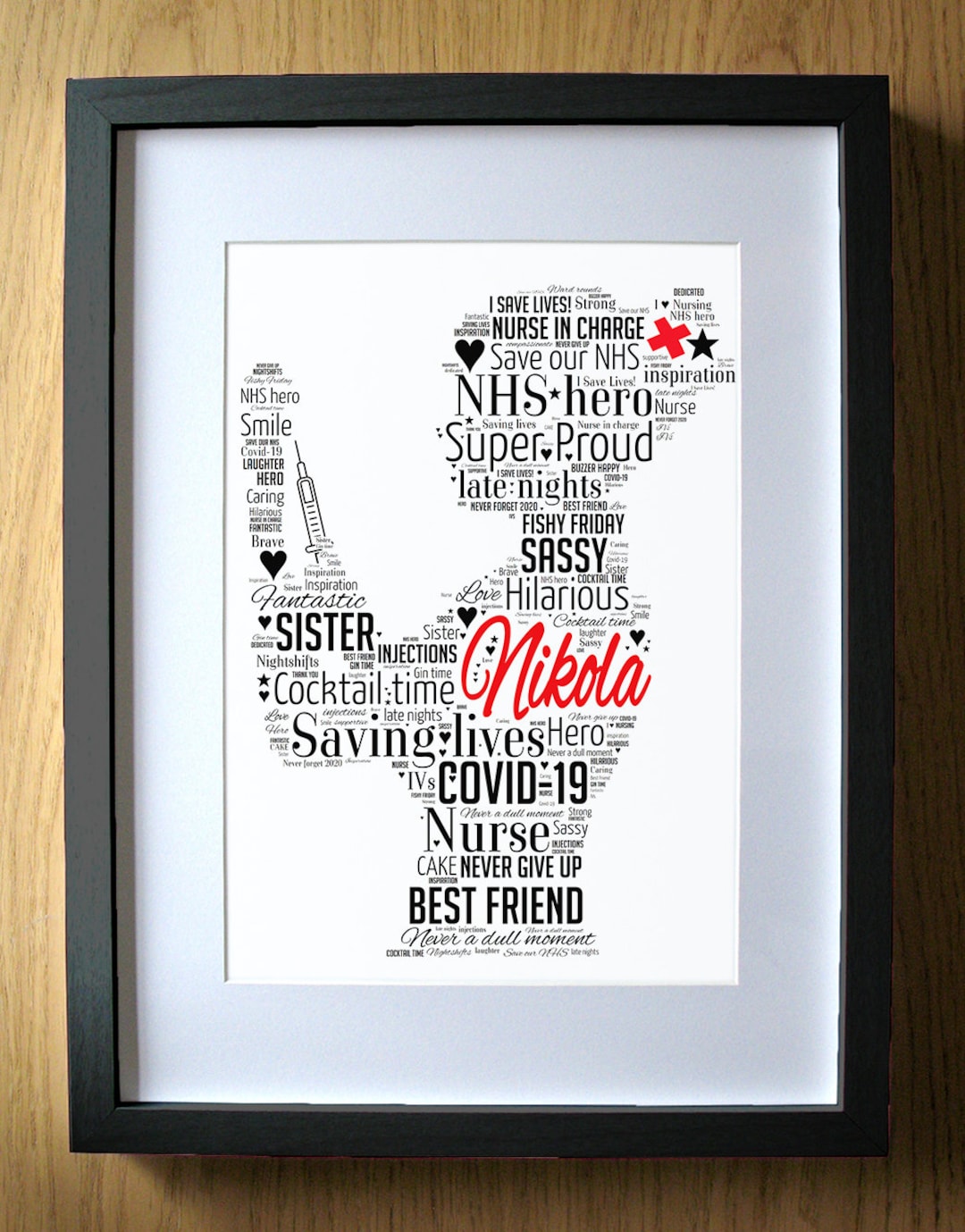 NHS Nurse Gift - Nursing Retirement, New Job, Leaving Gifts ...