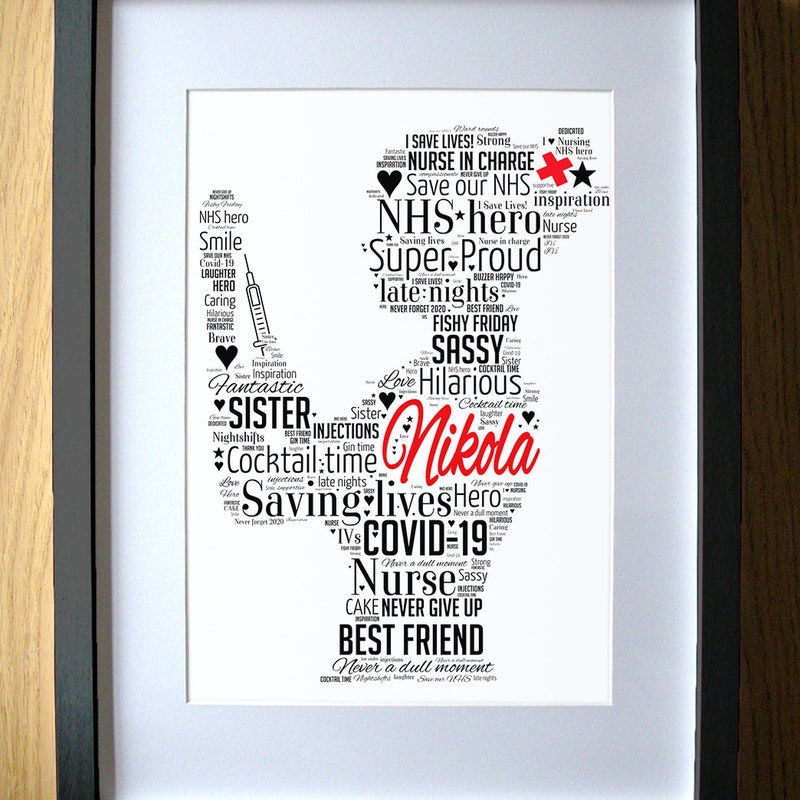 Personalised Nhs Print - Etsy UK