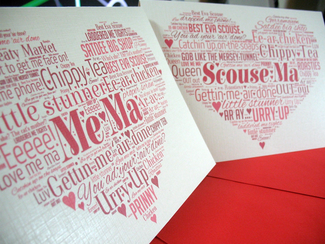 Scouse Greetings Card - Liverpool Humour - Scouse Ma, Mum, Bird - Cards ...