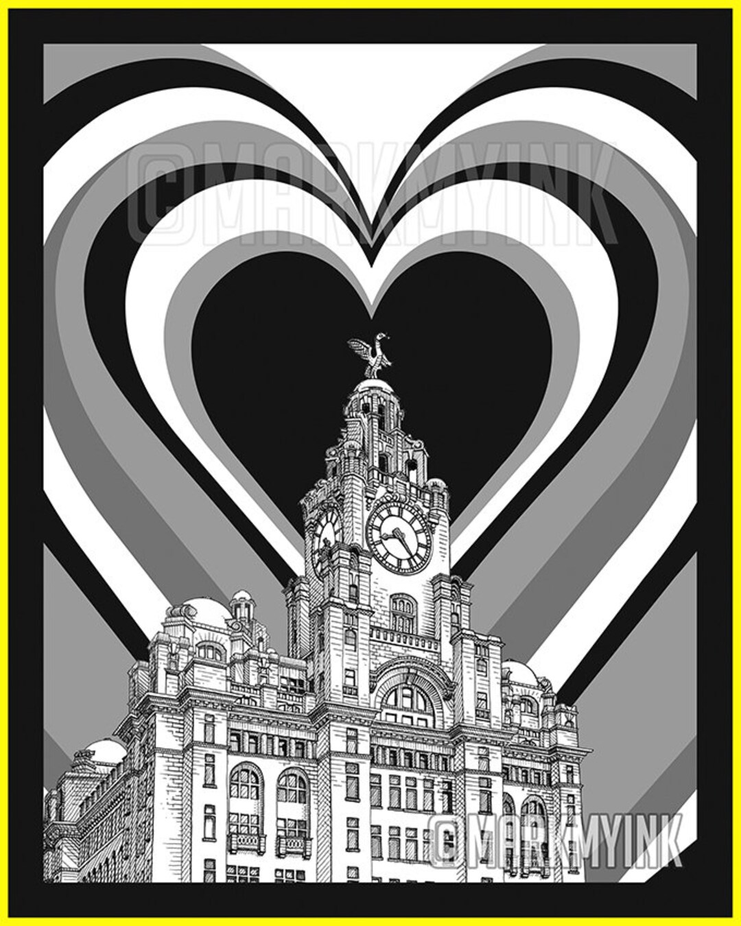 Eurovision 2023 Merchandise - Liverpool Souvenir Art Print - Keepsake ...