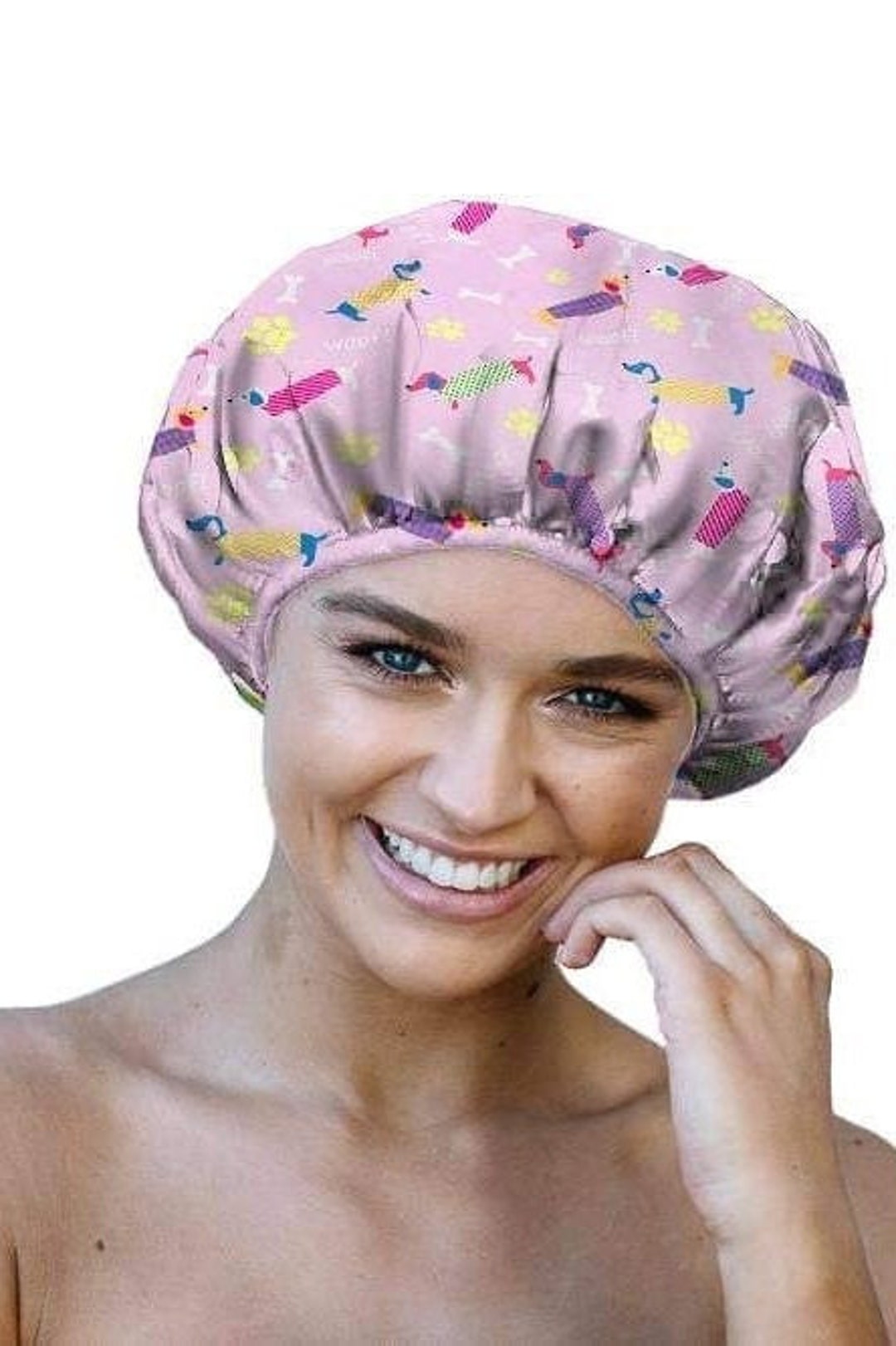Standard Size Shower Cap Microfibre Lined extra Protection - Etsy Australia