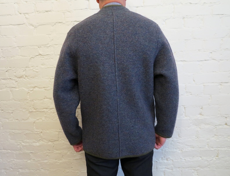 Vintage GEIGER Grey Wool Jacket Mens Dirndl Jacket Trachten - Etsy