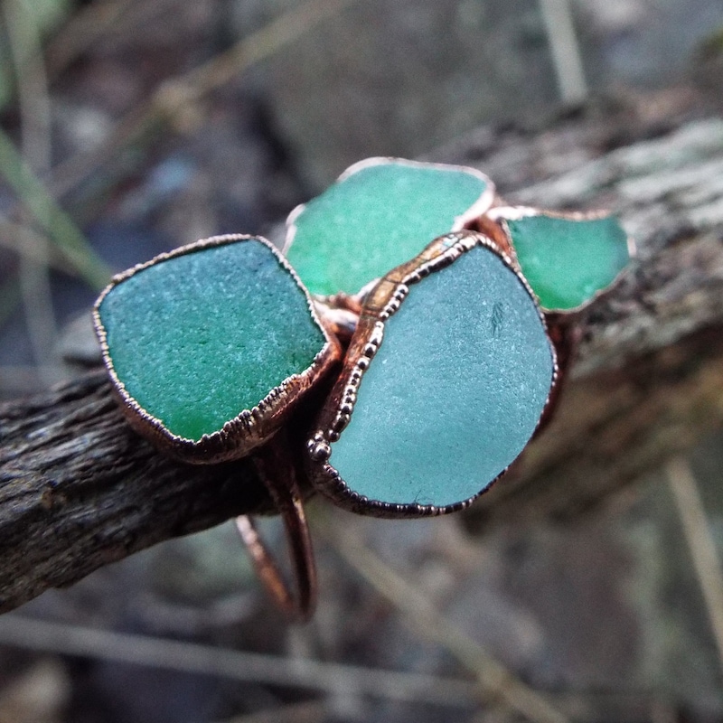 Sea Glass Ring - Etsy