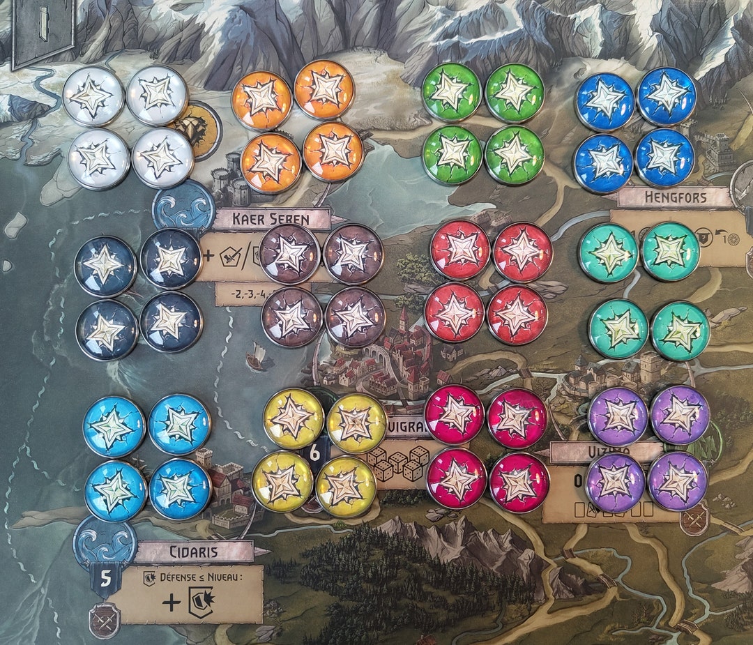 The Witcher Old World Quest Tokens Colorpack - Etsy