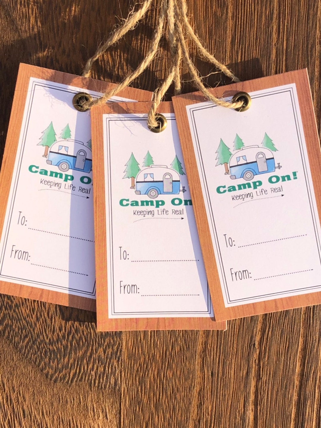 Everyday Camper Tags Camping Gift Tags Set of 10 Tags - Etsy