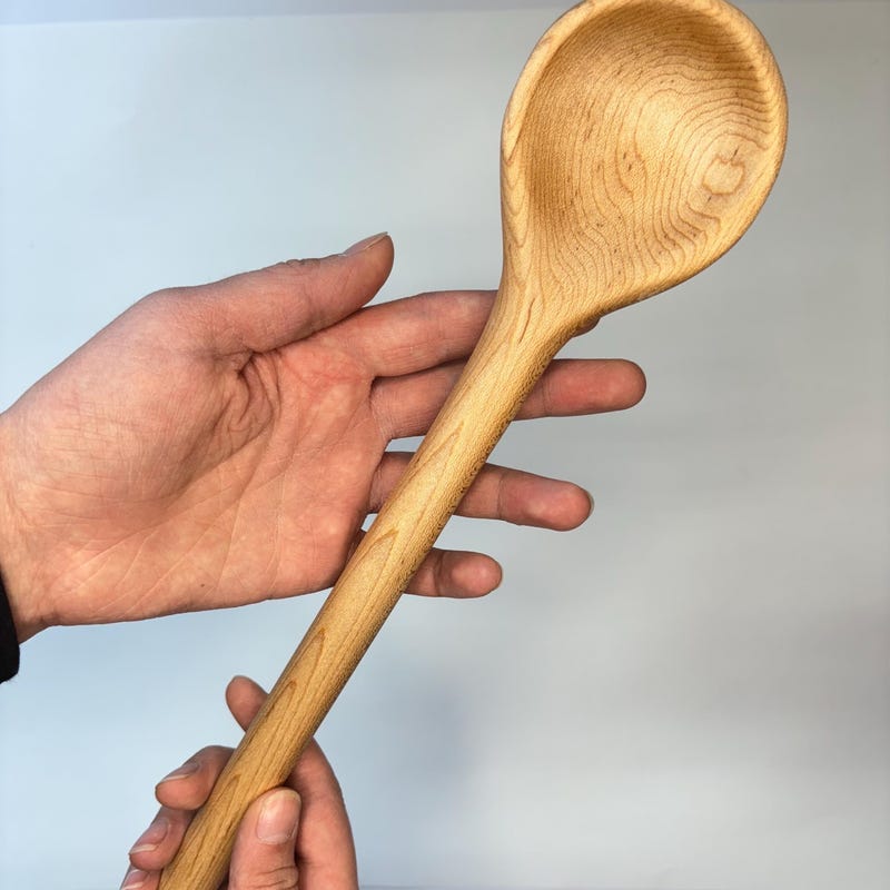 Big Wooden Spoon - Etsy