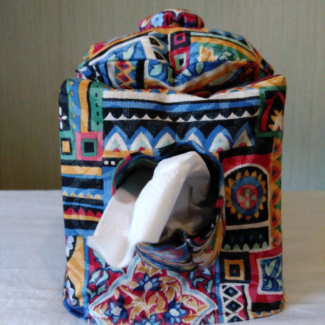 Stain Glass Tissue Box Cover - Etsy