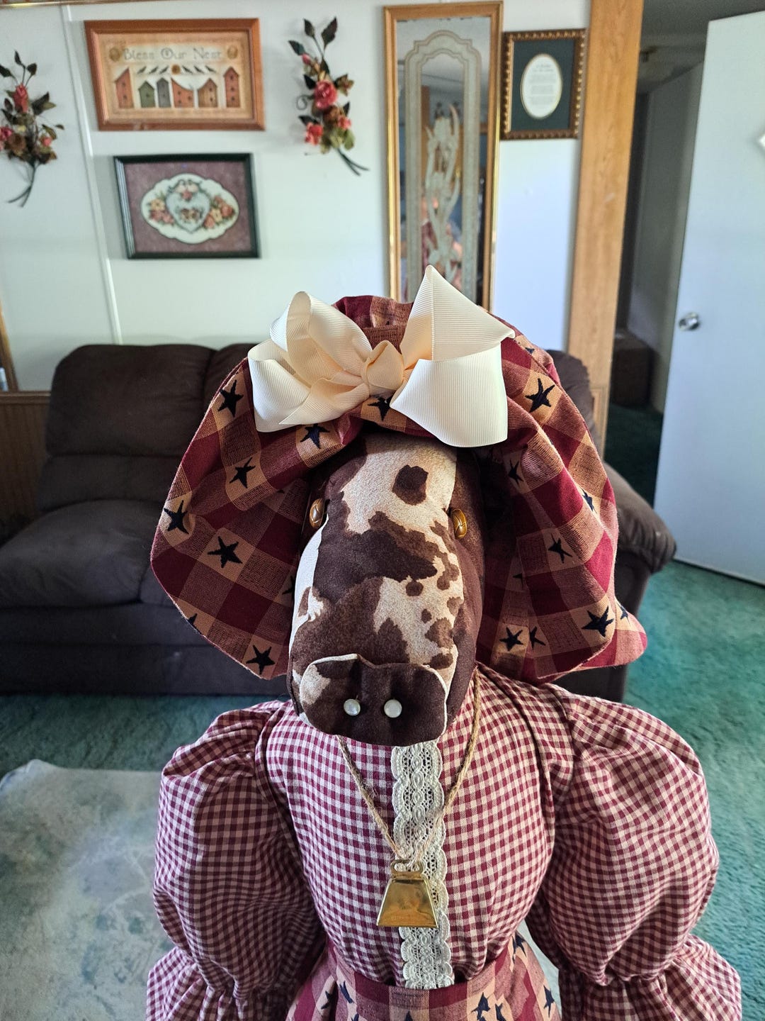 Brown Cow Vintage Vac Cover - Etsy