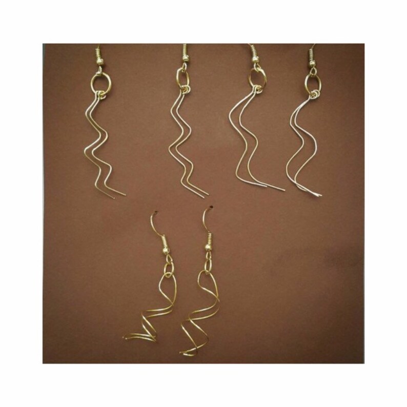 Dangle Earrings, Earrings, Long Earrings, Earring Set, Copper Wire Set ...