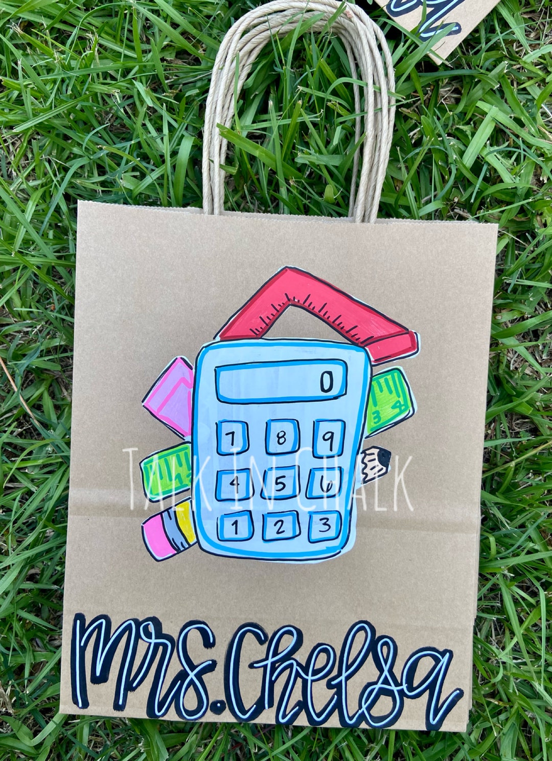 Math Teacher Gift Bag - Etsy