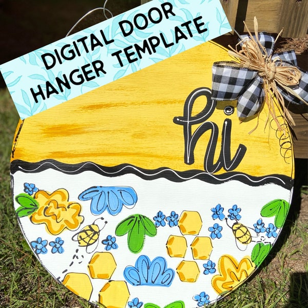 Bee Door Hanger - Etsy