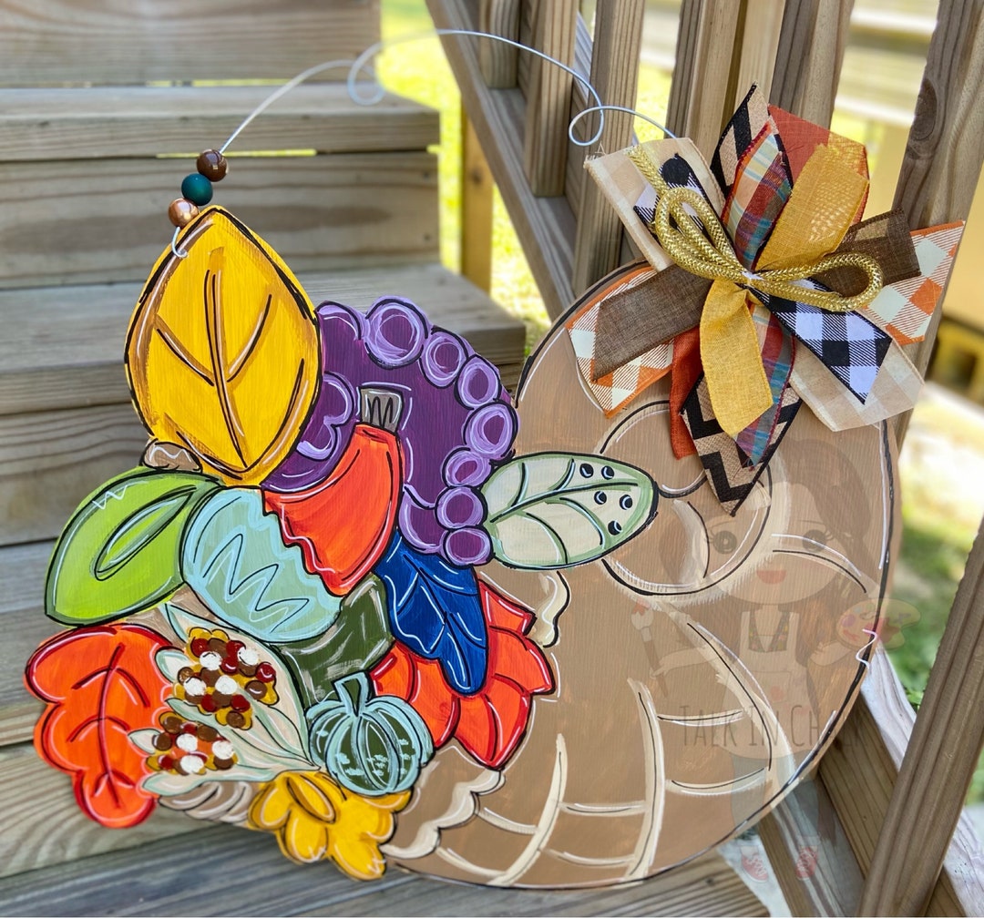 Cornucopia Door Hanger - Etsy