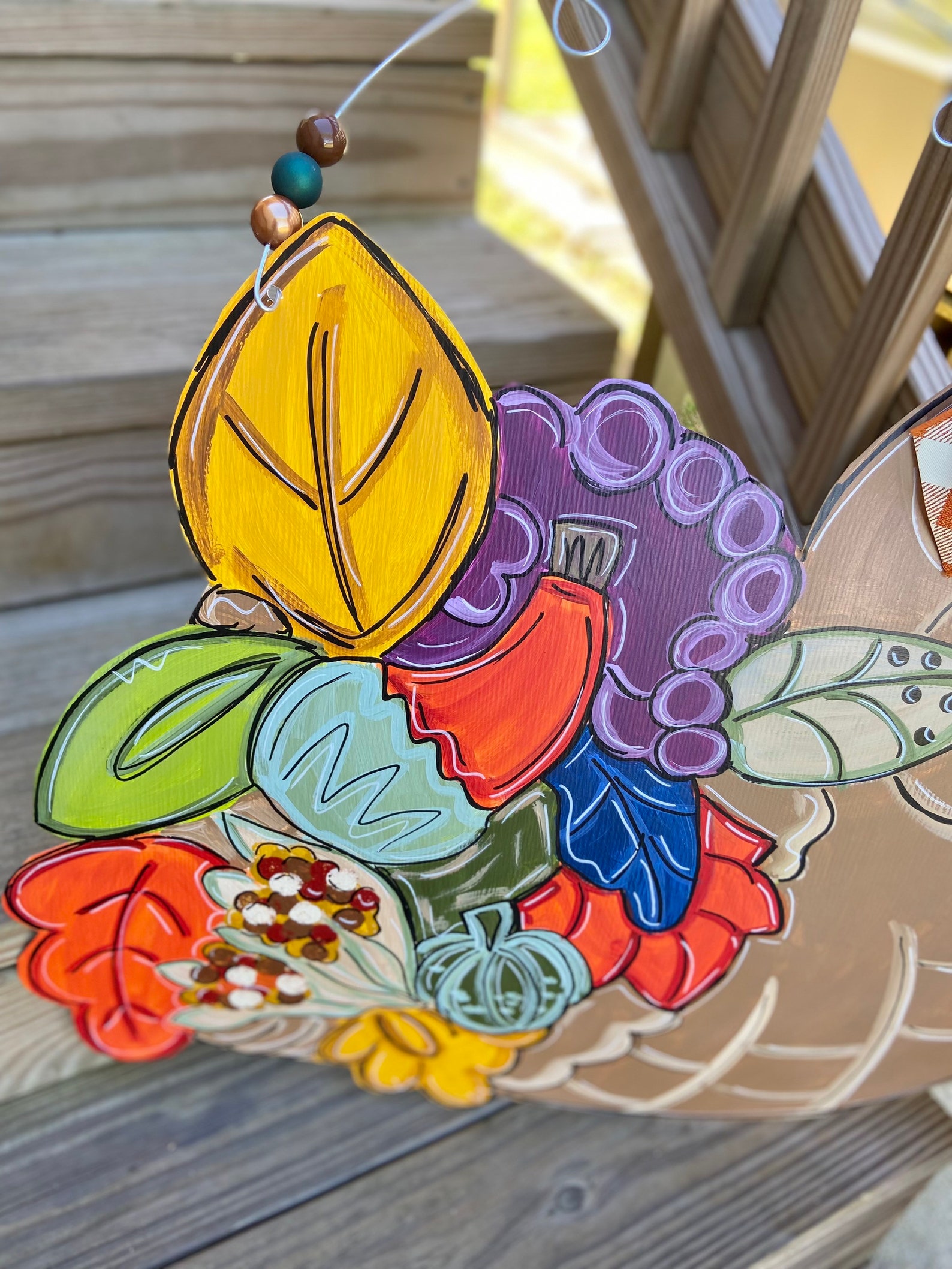 Cornucopia Door Hanger - Etsy
