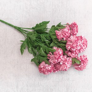 3 OR 6 Pcs 18 Light Pink Ball Mum Bush Bouquet - Etsy