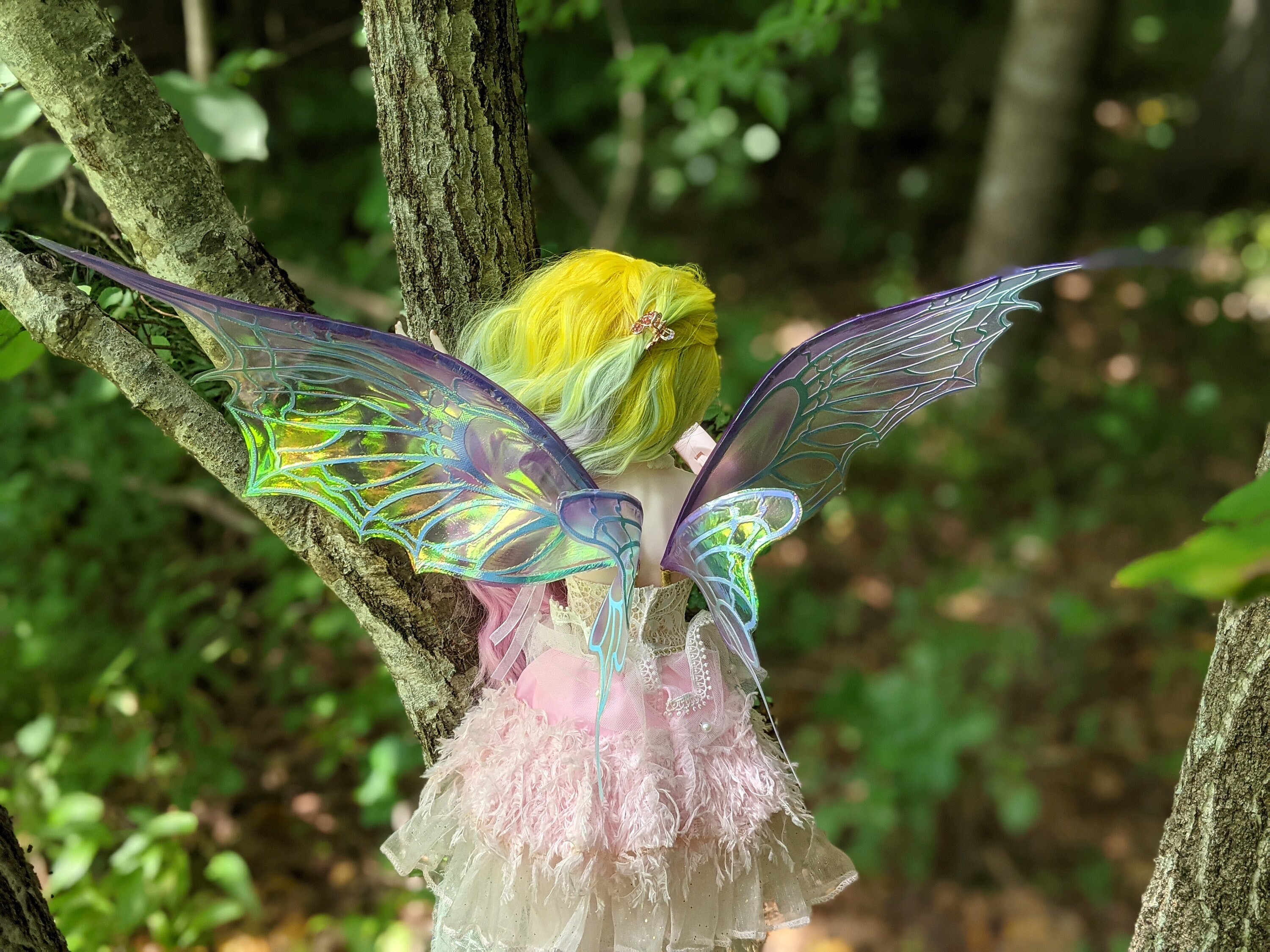 Iridescent Wings, Fairy Wings, Posable Wings, Smart Doll Wings, 24 Inch ...