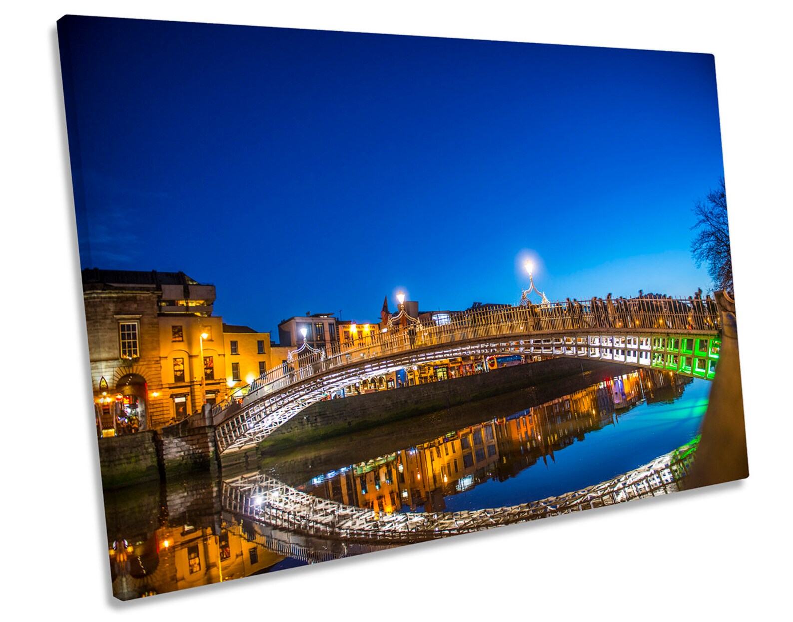 Dublin Ha'penny Bridge CANVAS WALL ART Picture Print | Etsy