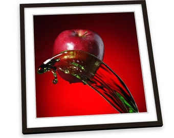 Red Apple Print | Etsy