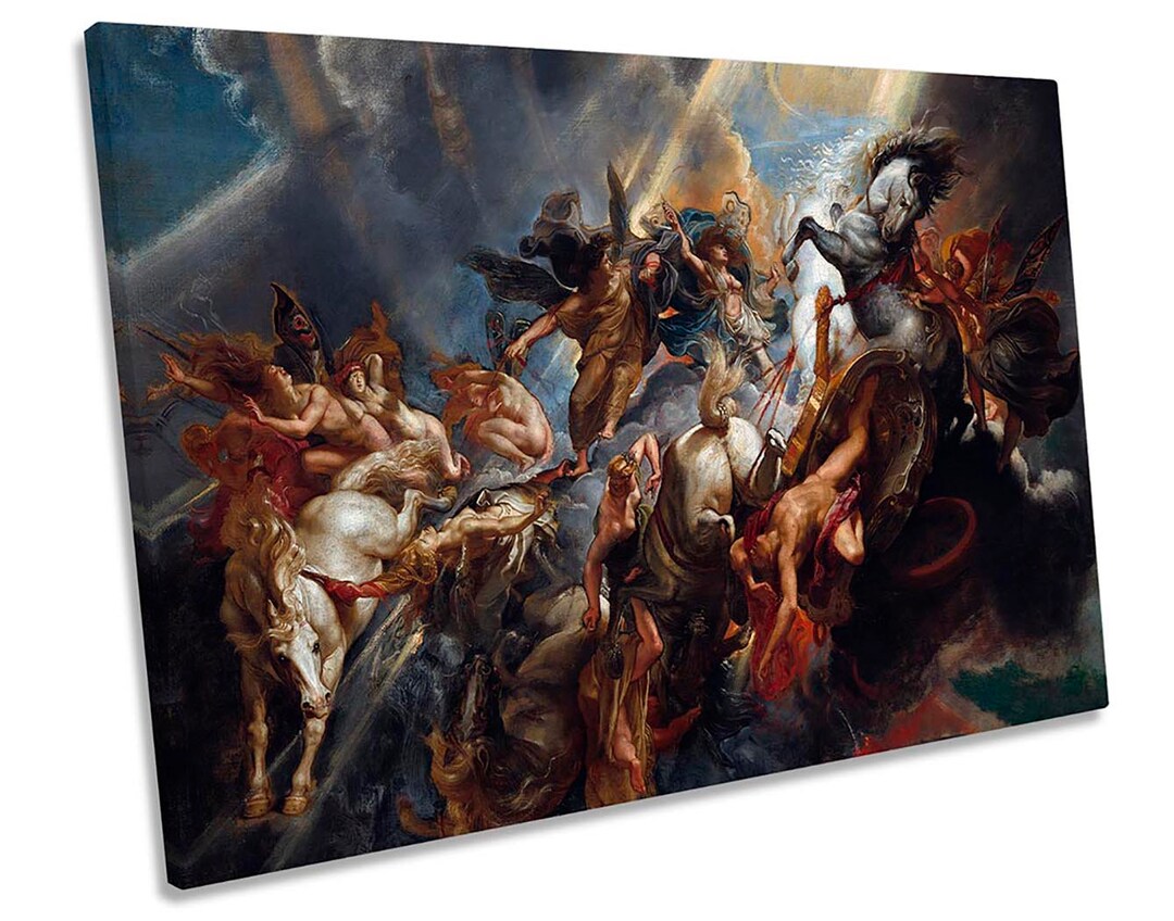 Peter Paul Rubens the Fall of Phaeton CANVAS WALL ART Print - Etsy UK
