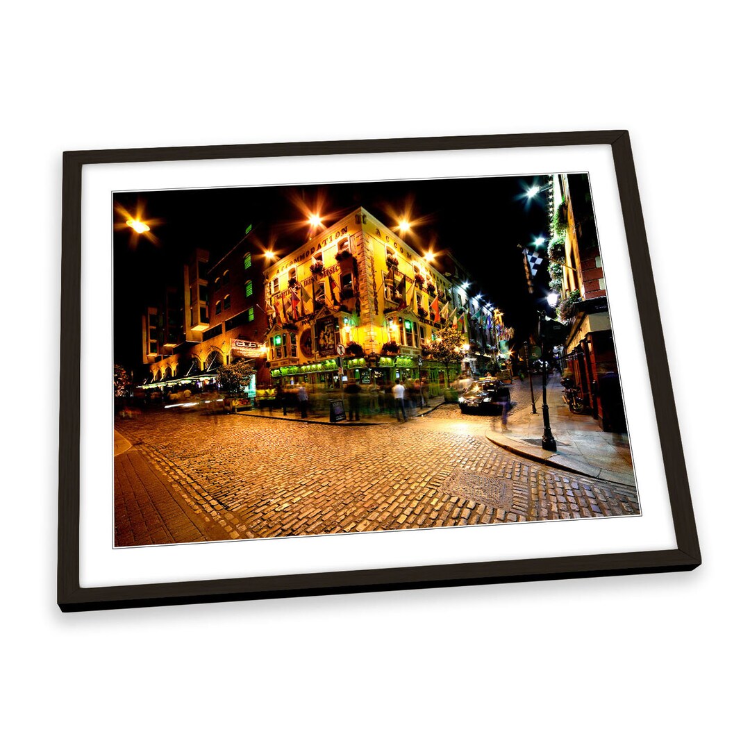 Temple Bar Ireland Dublin FRAMED ART PRINT Picture Poster Artwork - Etsy