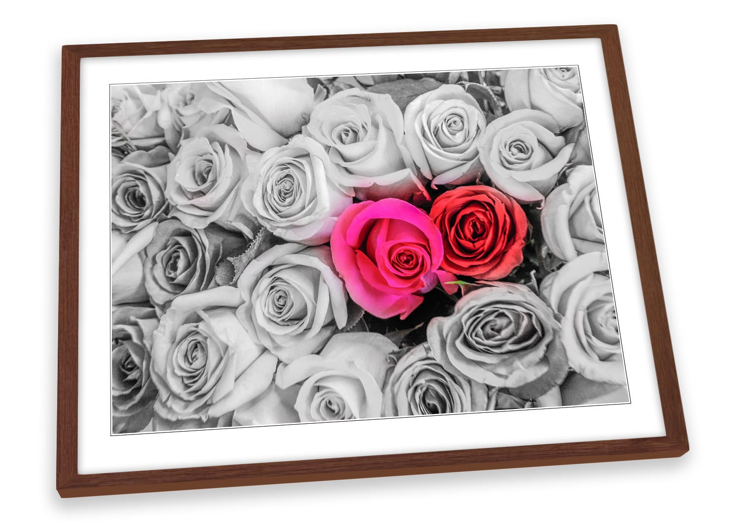 Roses Flowers Floral Love Pink FRAMED ART PRINT Picture Poster - Etsy