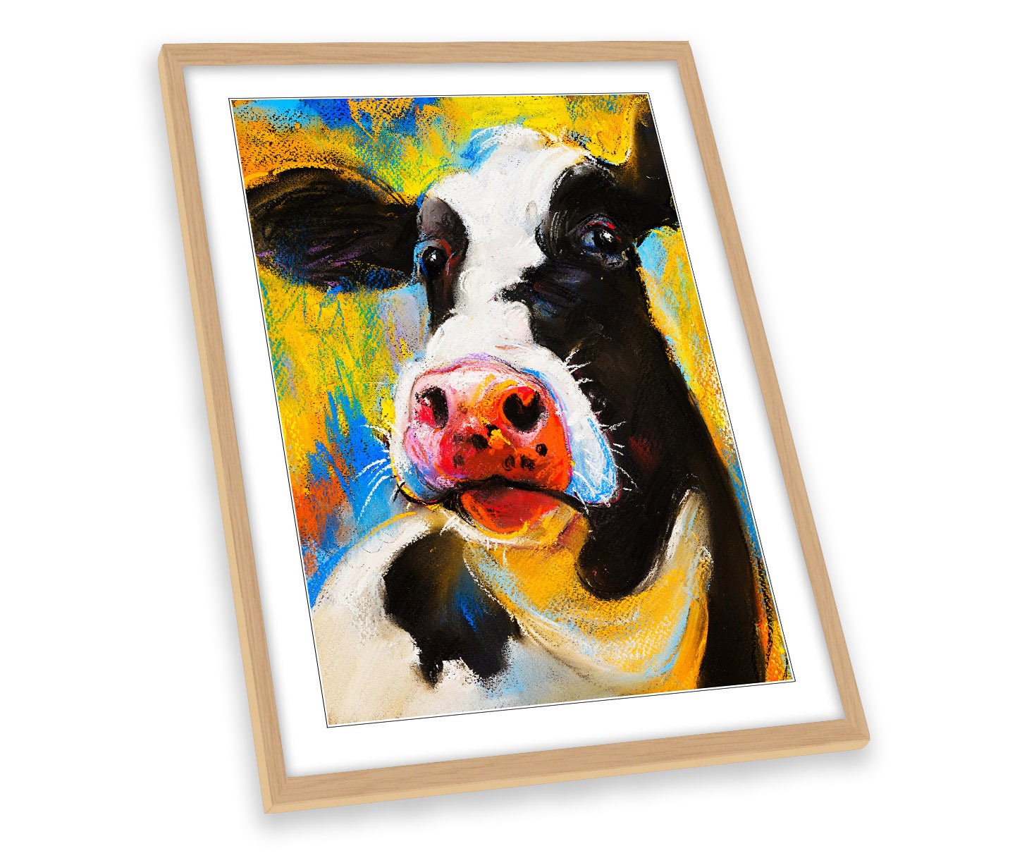 Cow Face Farm Yard FRAMED ART PRINT Picture Portrait Artwork | Etsy