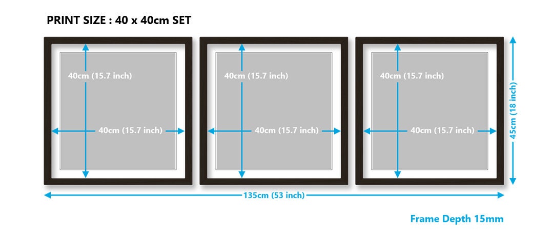 Seascape Yellow Sunset FRAMED ART PRINTS Set Picture Poster - Etsy