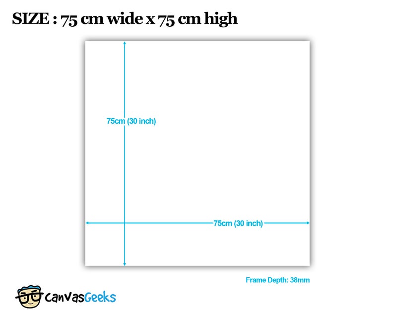 Kitchen Ham Burger Modern CANVAS WALL ARTWORK Square Art Print | Etsy