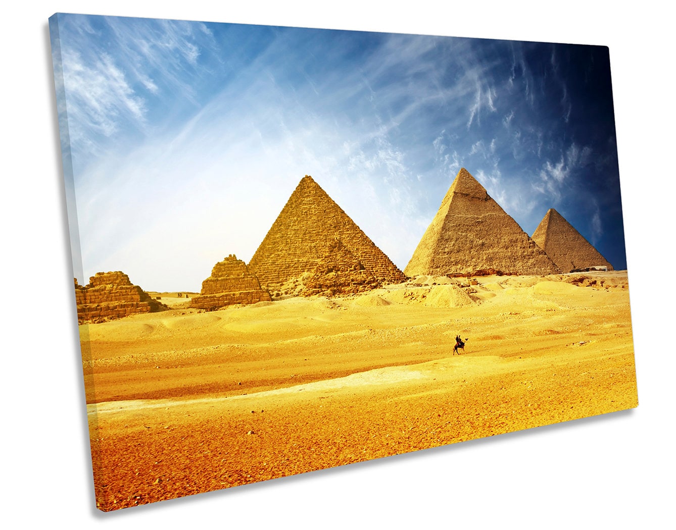 Ancient Egypt Pyramids CANVAS WALL ART Box Framed | Etsy