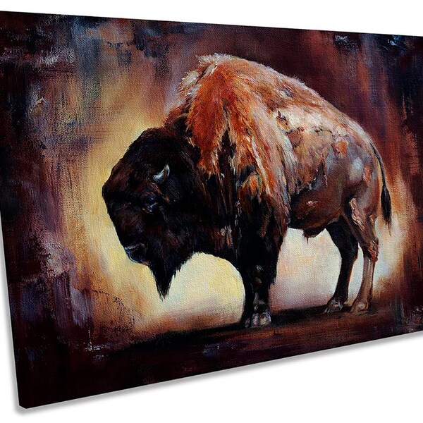 Bison Print - Etsy UK