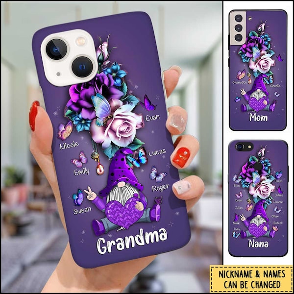 Butterfly Grandma Phone Case - Etsy