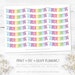 Weekend Printable Planner Stickers, Weekend Stickers, Weekend Benner ...
