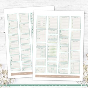 Succulent Printable & Digital Planner Stickers, Weekly Kit, Printable ...