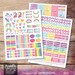 Lazy Day Printable Planner Stickers, Watercolor Stickers, Lazy Day ...