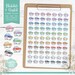 House Cleaning Printable Planner Stickers, Cleaning Digital Stickers ...