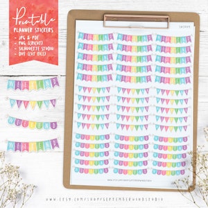 Weekend Printable Planner Stickers, Weekend Stickers, Weekend Benner ...
