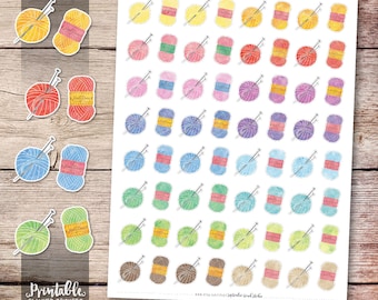 Needle and Thread Planner Stickers Printed Stickers - Etsy