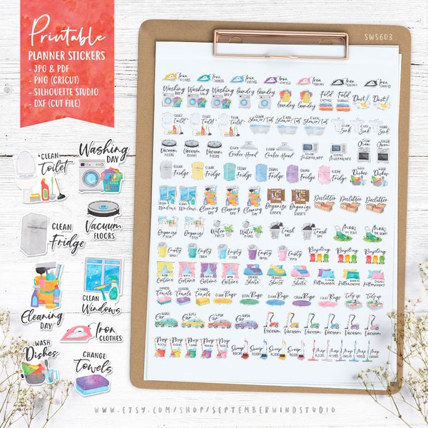 Planner Stickers Printable - Etsy
