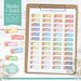 House Cleaning Printable Planner Stickers, Cleaning Digital Stickers ...