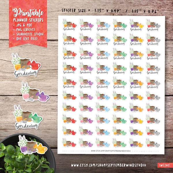 Gardening Printable - Etsy