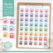 Priorities Printable Planner Stickers, Priorities Tracker Stickers ...