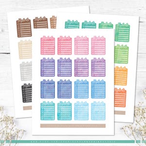 Weekly Hydration Printable Stickers, Hydrate Digital Stickers, Water ...