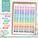 Bill Due Planner Stickers: Printable & Digital (PDF, Cricut, Silhouette ...