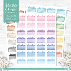 Priorities Printable Planner Stickers, Priorities Tracker Stickers ...
