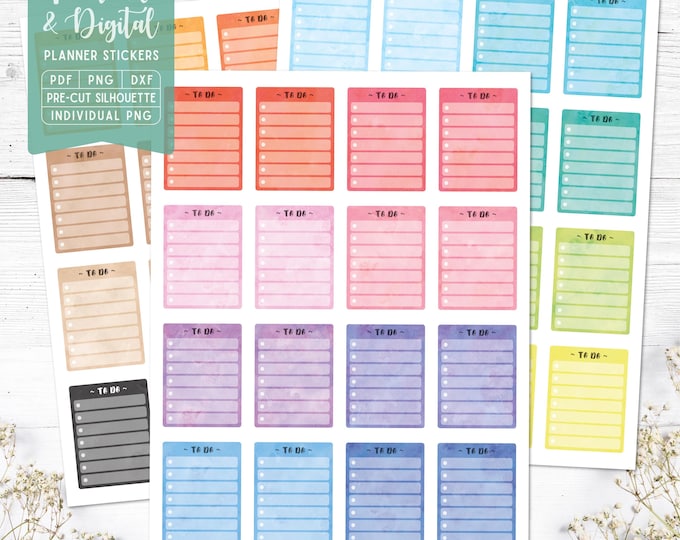 Classic Purple iPad Flower to Do Clipboard | Stickers | Planner ...