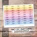 Fasting Printable Planner Stickers, Watercolor Fasting Stickers, Erin ...